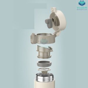 Bình Giữ Nhiệt Lock&Lock 450ml LHC3240 In Logo - VivaGift