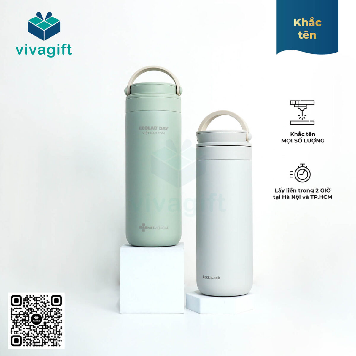 #1 Bình Giữ Nhiệt LocknLock 475ml LHC4274 Metro Two Way