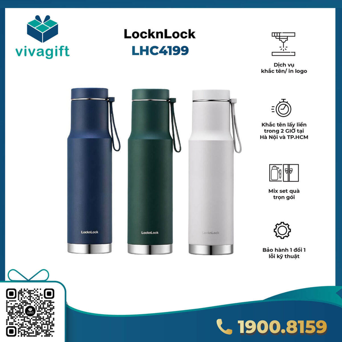 #1 Bình Giữ Nhiệt LocknLock 620ml LHC4199 Metro Edge Tumbler