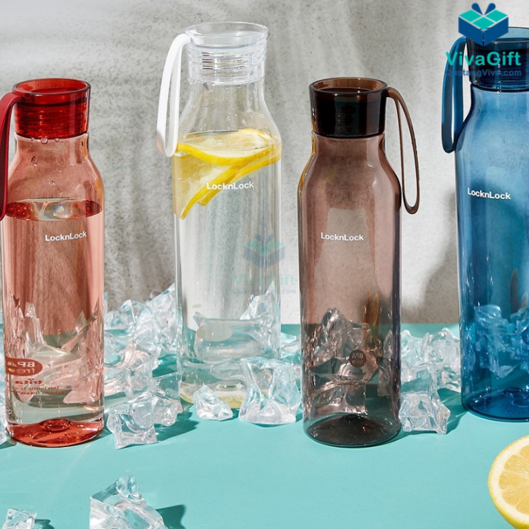 Bình Nước Nhựa Tritan Lock&Lock Eco 550ml ABF644 In Logo